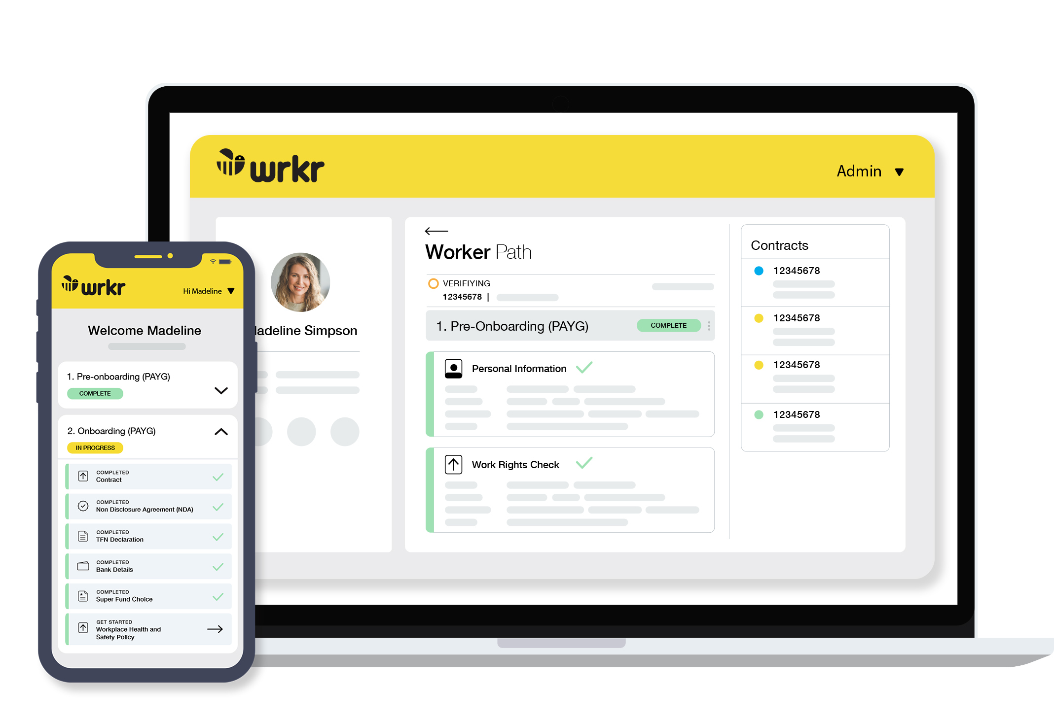Wrkr Ready Digital Employee Onboarding Solution