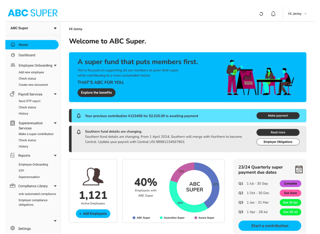 WRKR - Superannuation